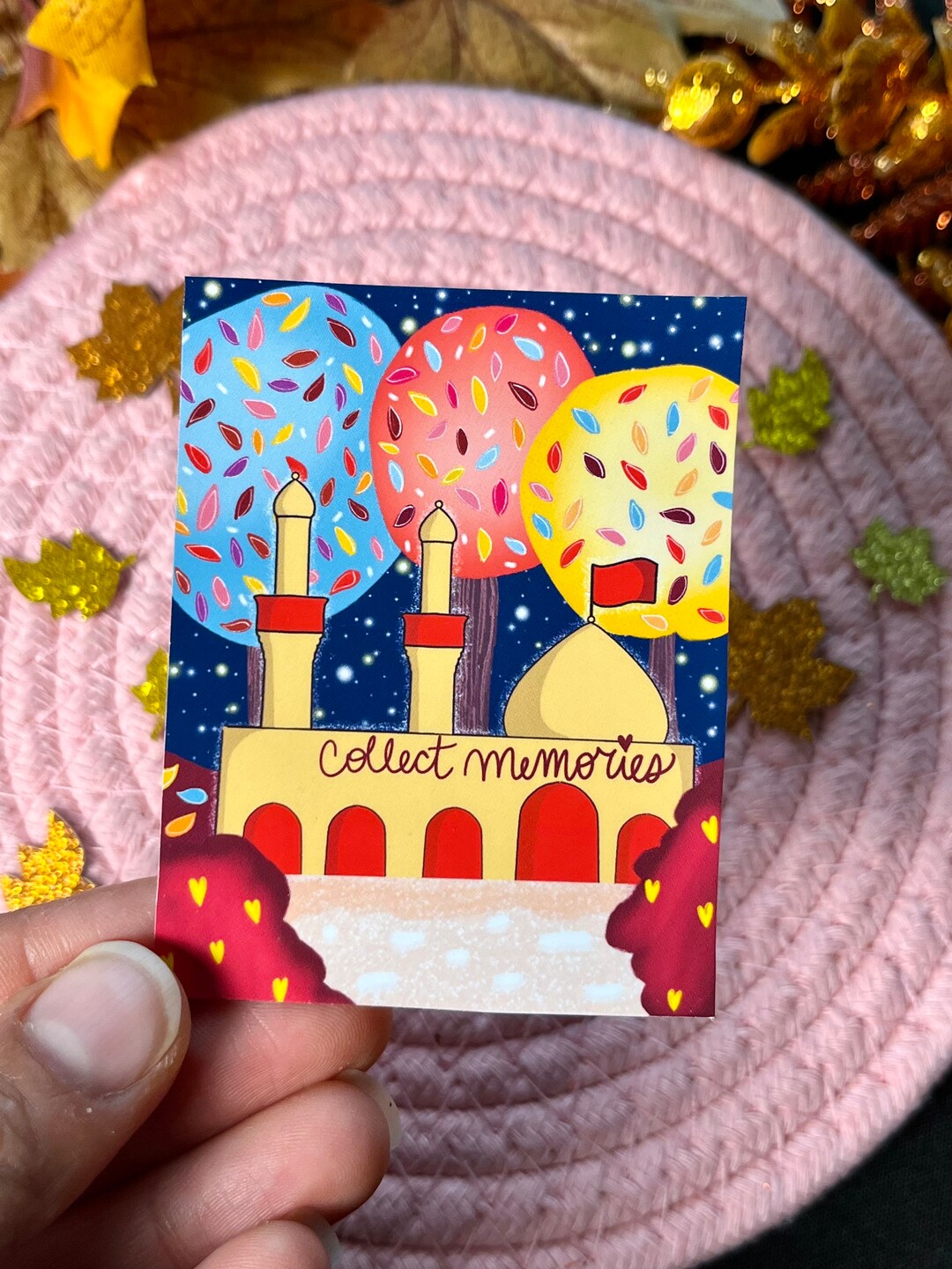 Collect Memories Shrine Vinyl Sticker, Door Stickers, Stickers, Sticker ...