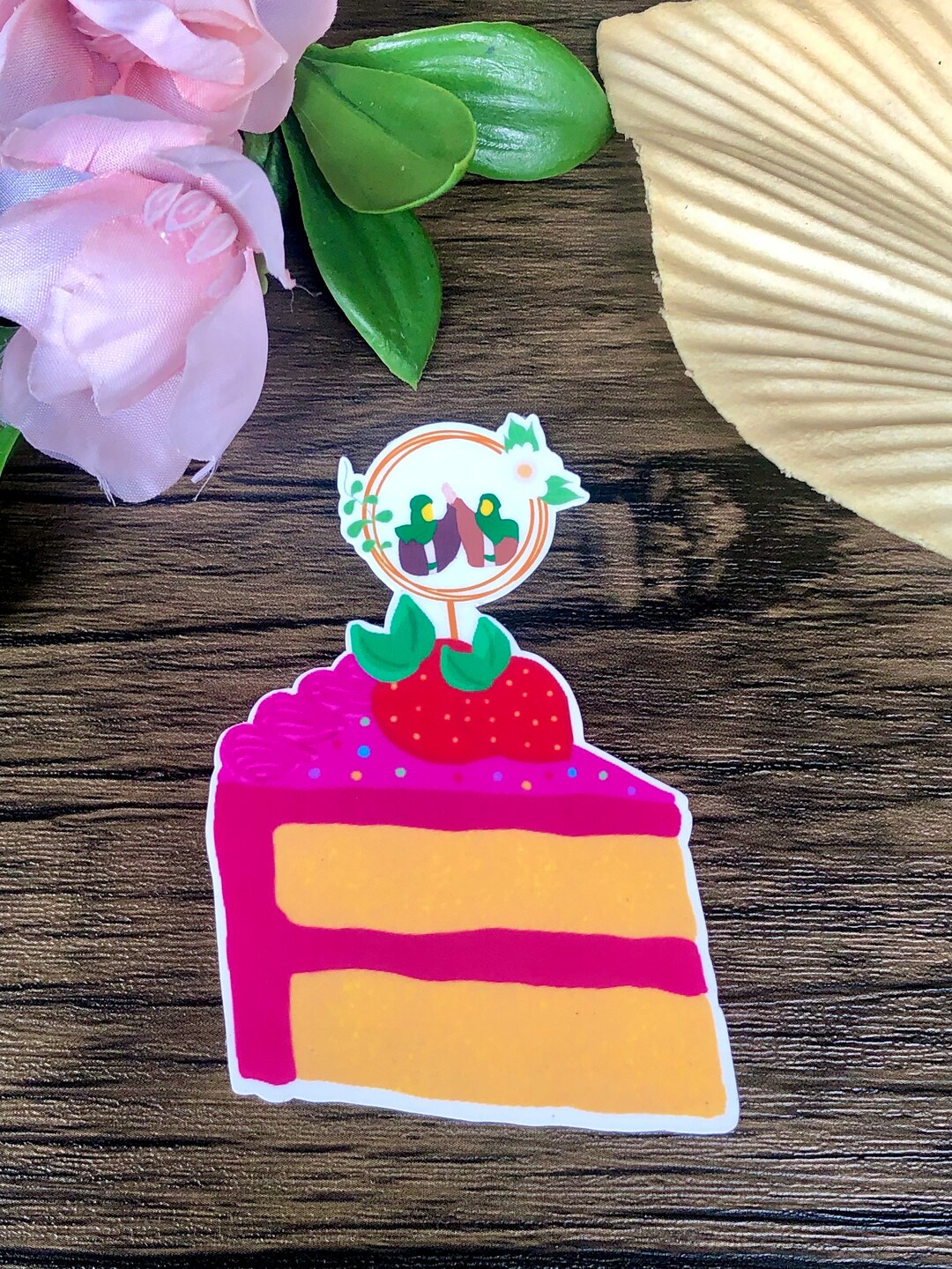 Cake Topper Sticker, Eid Mubarak, Eid, Stickers, Sticker Custom ...