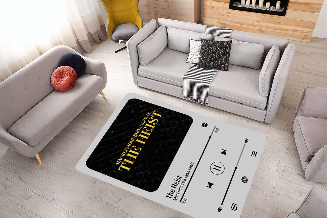 Album Cover Rug,the Heist Album,custom Album Cover,living Room Rug ...