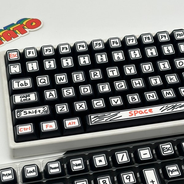 Kawaii Keyboard Sticker - Etsy