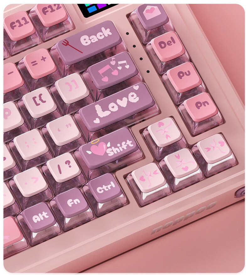 Kawaii Gaming Angel and Devil Sheep Themed Keycaps PBT 119 Set ASA ...