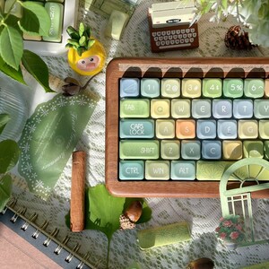 Kawaii Gaming Summer Colour Themed Keycaps PBT 140 Set FOA Profile for ...