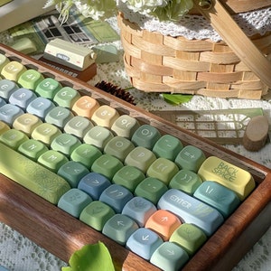 Kawaii Gaming Summer Colour Themed Keycaps PBT 140 Set FOA Profile for ...