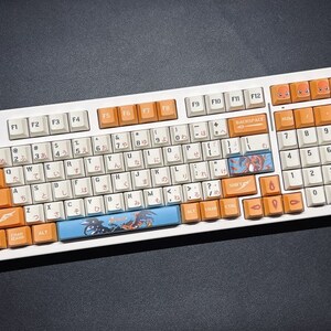 Kawaii Gaming Pokemon Charizard Inspired Keycaps PBT 140 Set Cherry ...