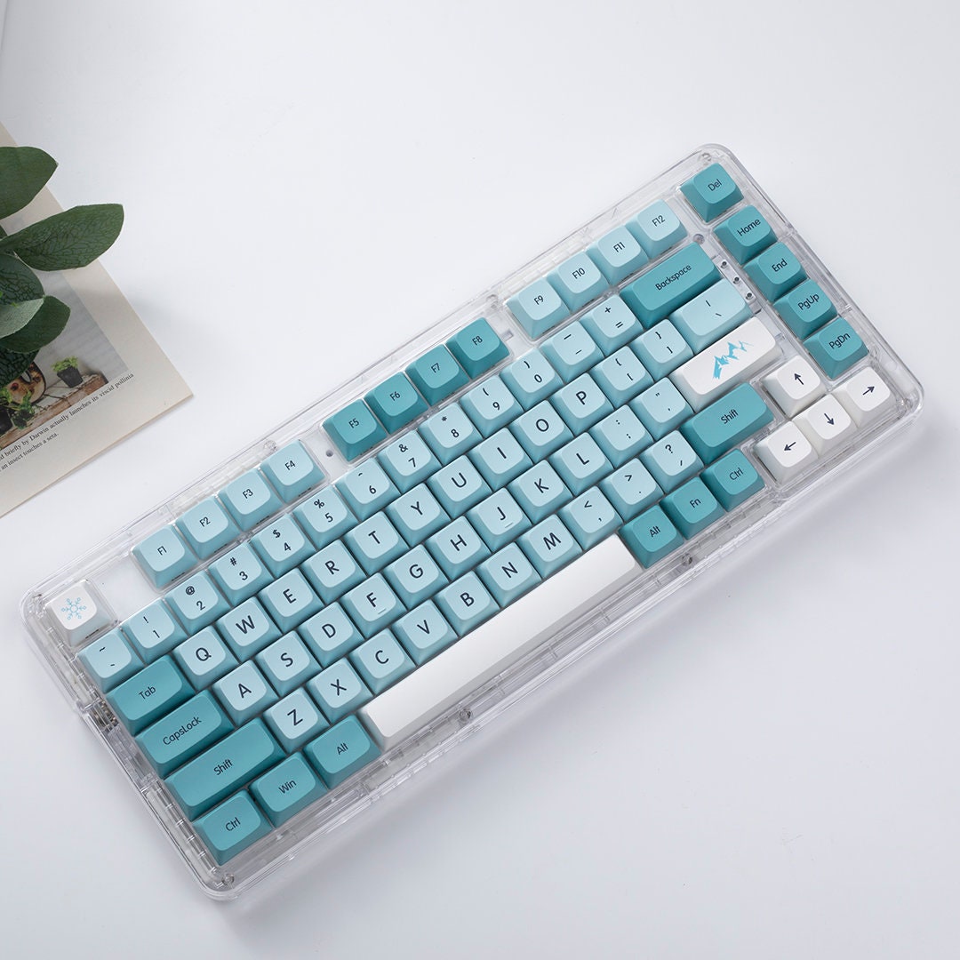 Kawaii Gaming Iceberg Keycaps PBT 125 Set XDA Profile for Mechanical ...