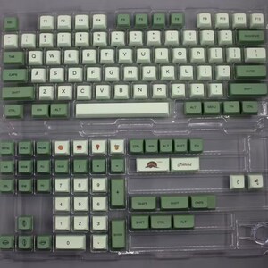 Kawaii Gaming Matcha Themed Keycaps PBT 123 Set XDA Profile for ...