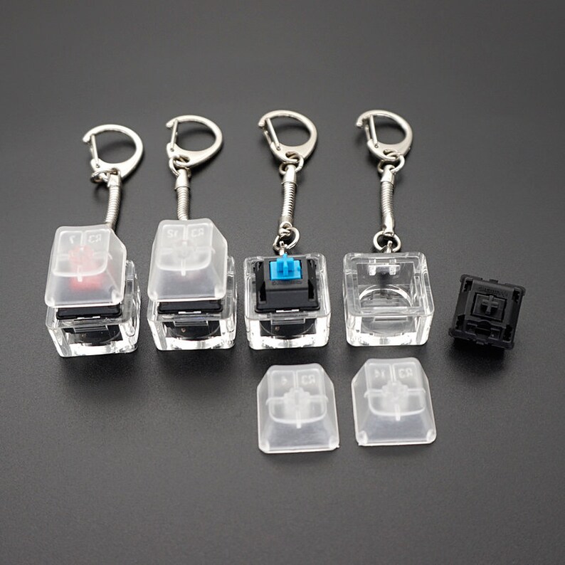 Kawaii Gaming Single Keycap Keychain Customisable Fidget Toy ...
