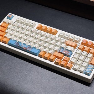 Kawaii Gaming Pokemon Charizard Inspired Keycaps PBT 140 Set Cherry ...