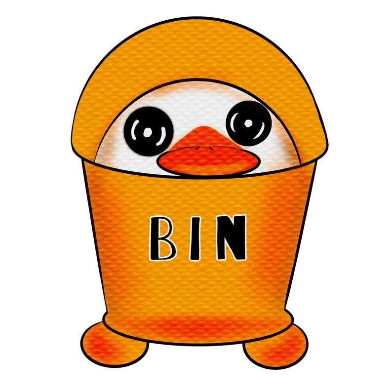 Cute Duck Digital Clipart Png File - Etsy