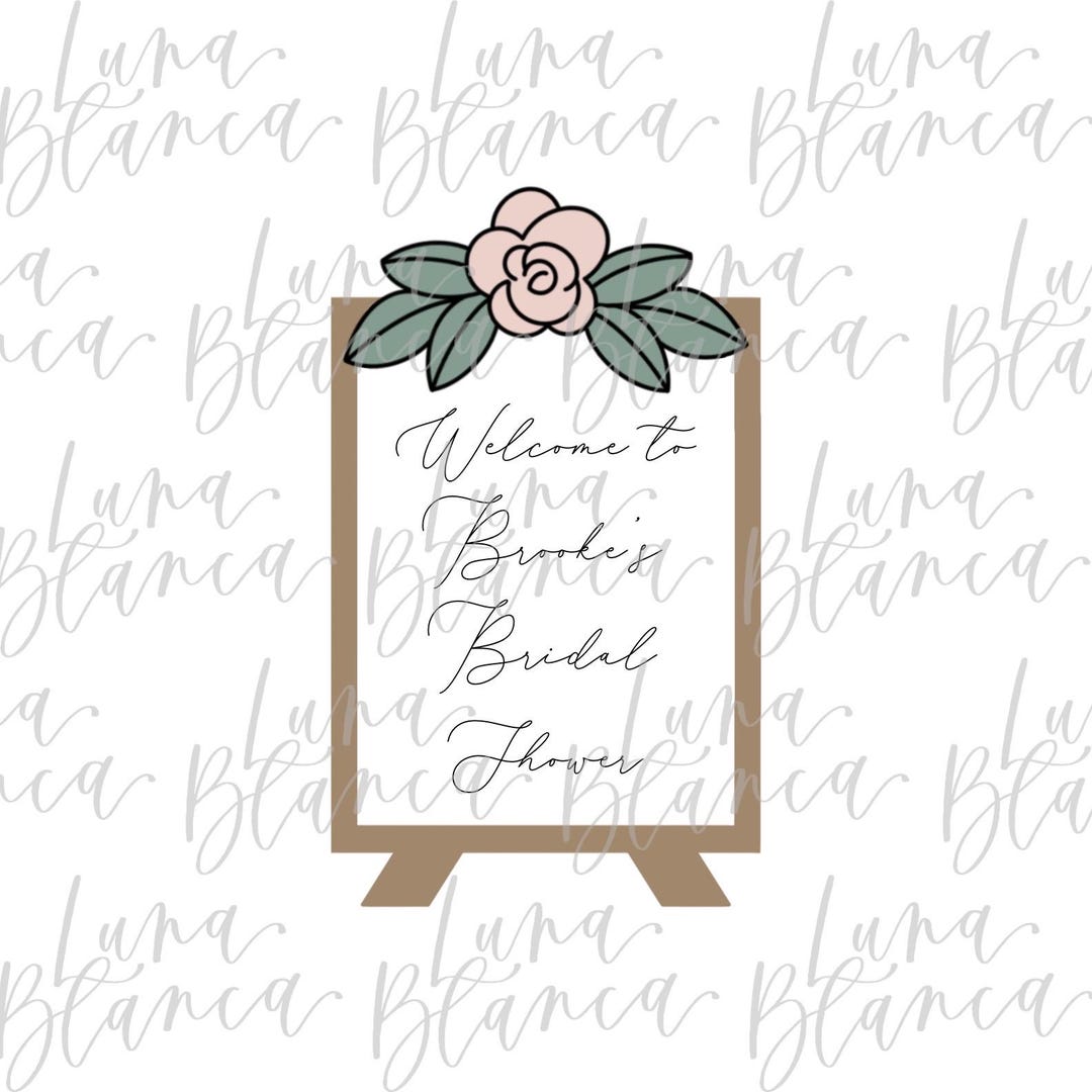 Tall Floral Sign - Etsy