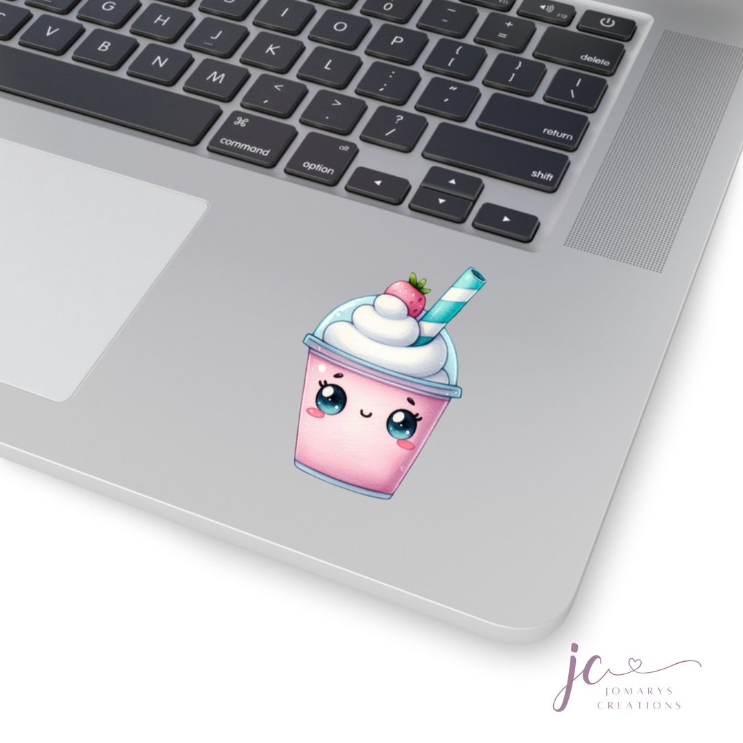 Milkshake Kawaii Stickers, Cute Milkshake Stickers, Colorful Sticker ...