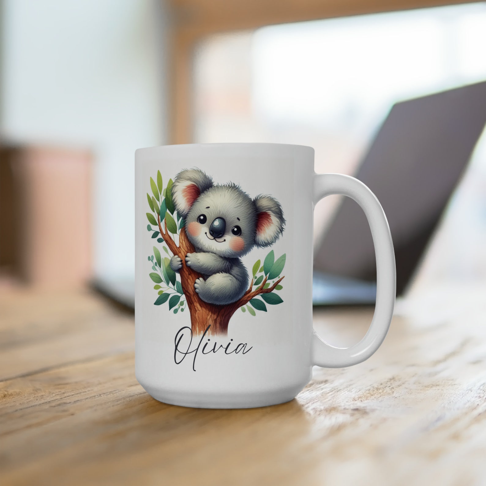 Koala Mug, Cute Koala Mug, Koala Coffee Mug, Koala Lover Mug, Gift for ...