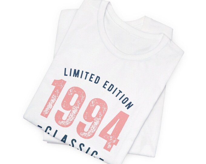 1994 Shirt, 30th Birthday Shirt, Flower 1994 Birth Year Number Shirt ...