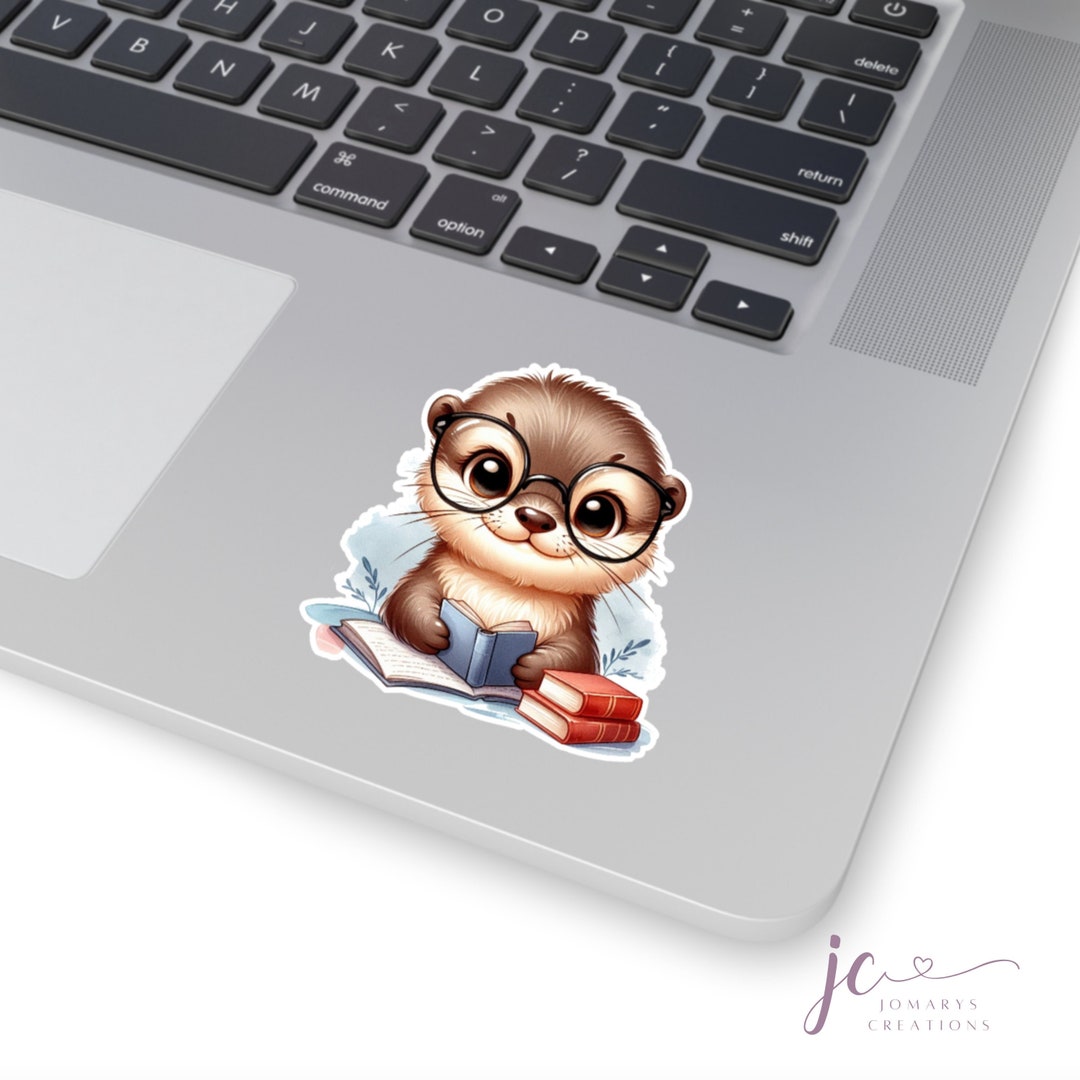 Cute Otter Stickers, Colorful Otter Sticker, Animal Sticker, Planner ...