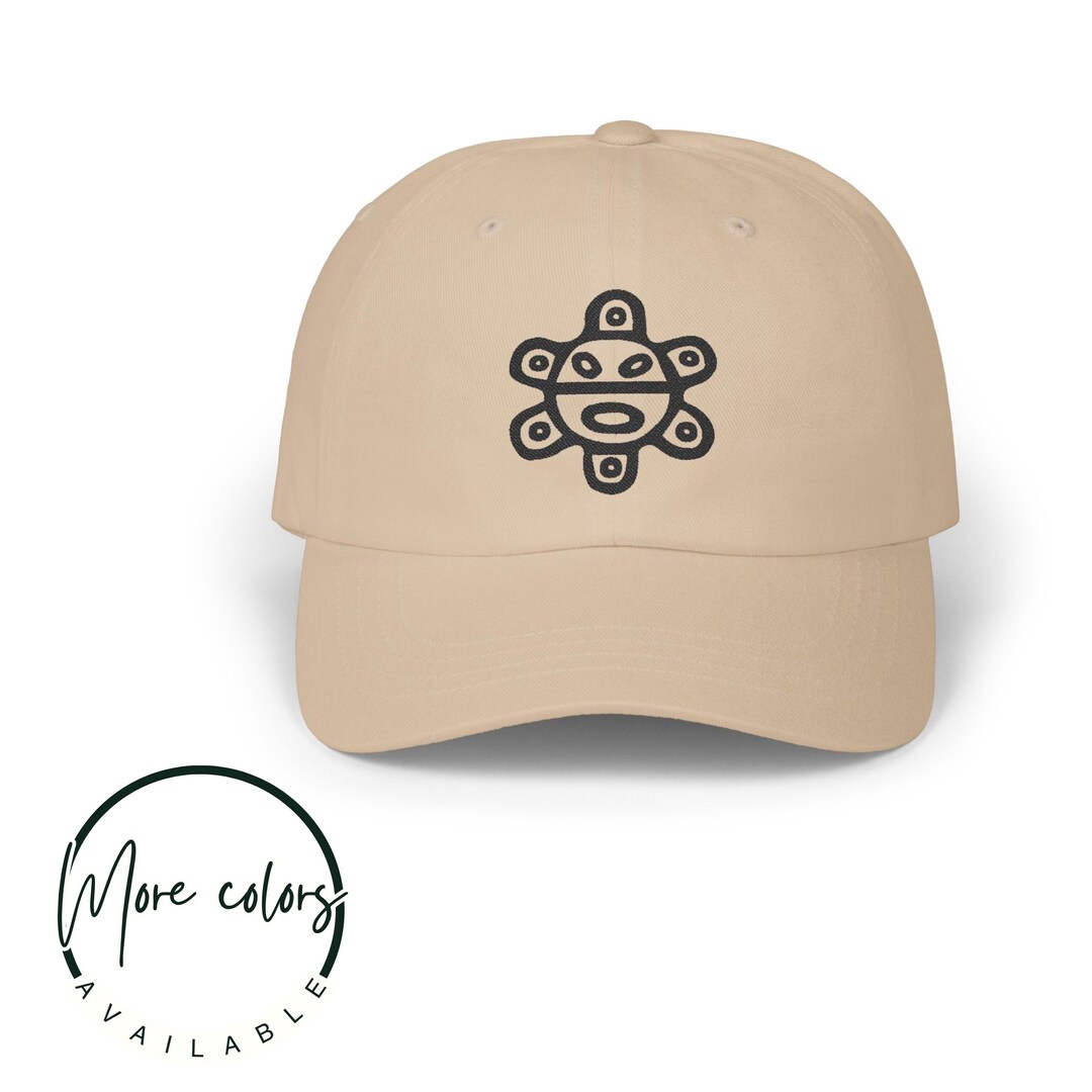 Embroidered Taino Sun Hat: Puerto Rican Heritage Cotton Cap - Etsy