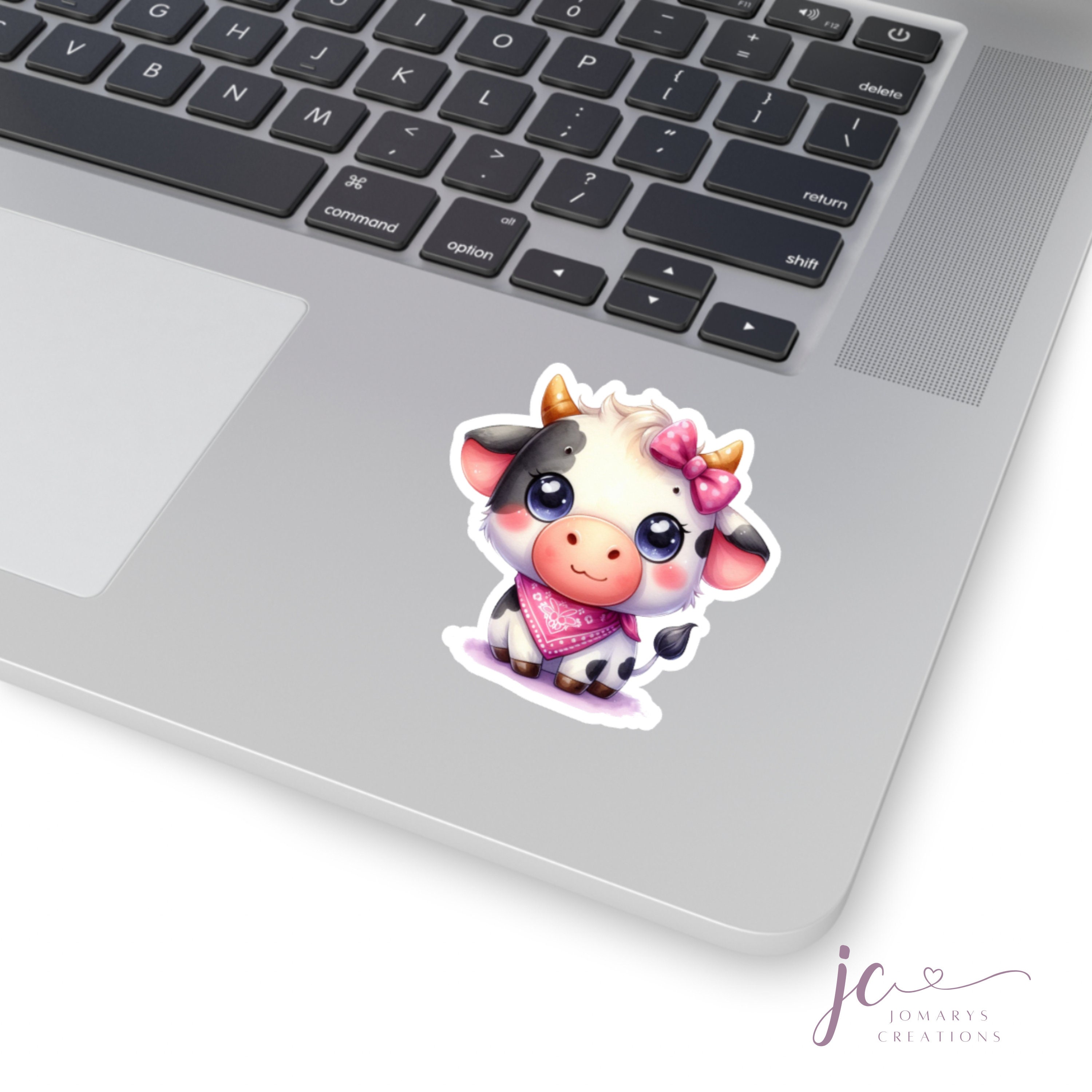 Cute Cow Stickers, Colorful Cow Sticker, Animal Sticker, Planner ...