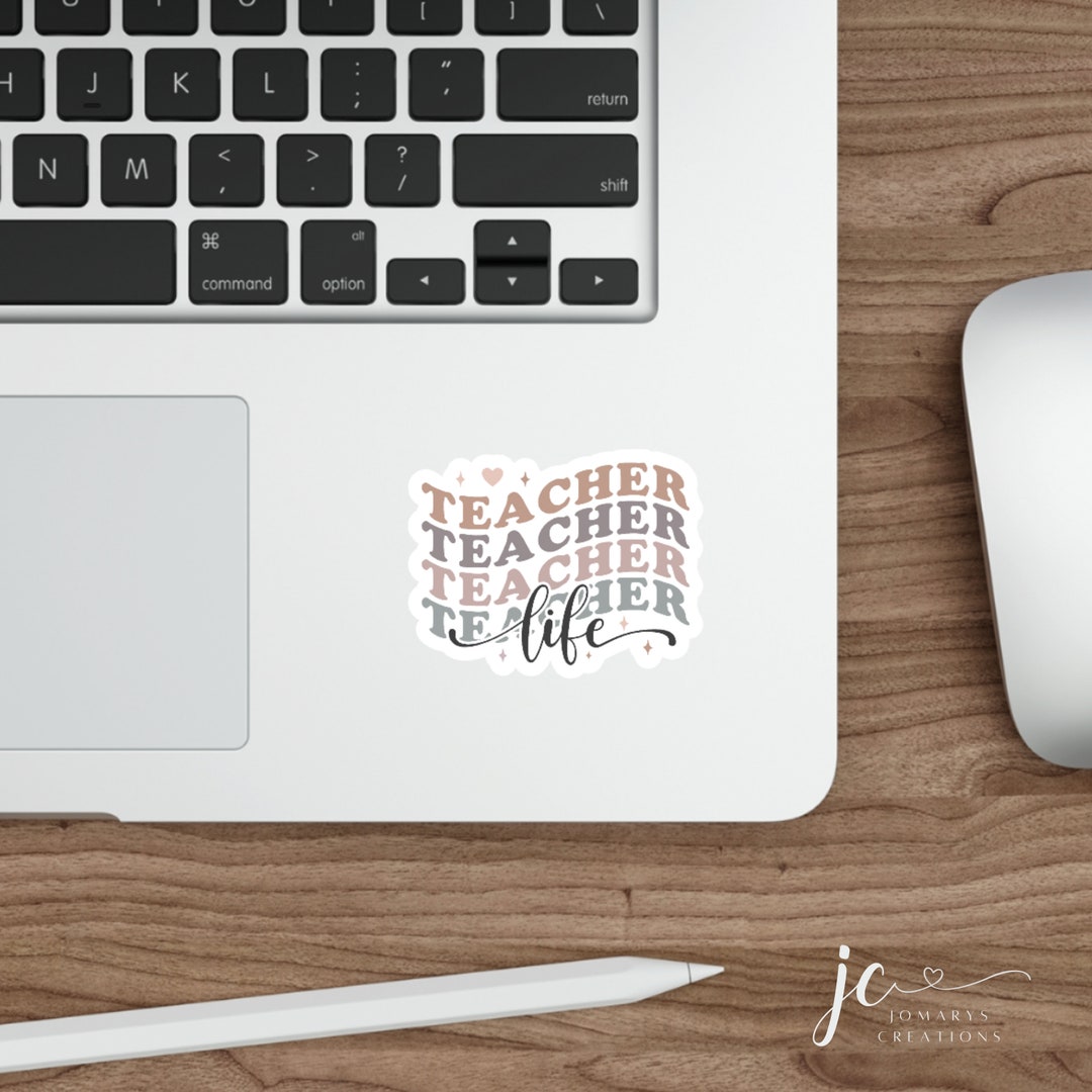 Teacher Life Sticker, Teacher Car Decal, Laptop Stickers, Tumbler ...