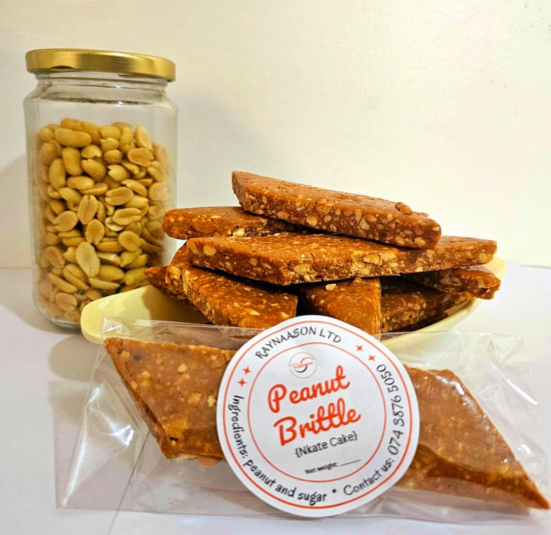 Ghana Nkate Peanut Brittle: Traditional African Cake - Etsy UK