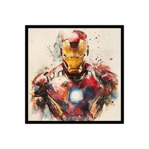 Marvel Avengers Characters | Watercolor Graphics | Set of 12 Prints ...