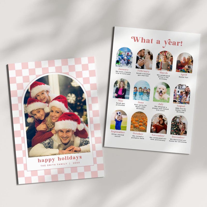 Year in Review Card - Etsy