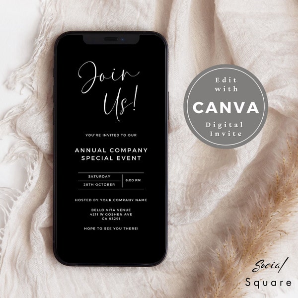 Special Invitation Email Template - Etsy