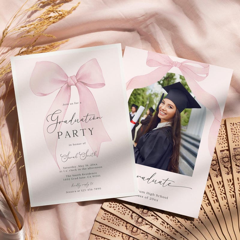 Grad Party Invite - Etsy