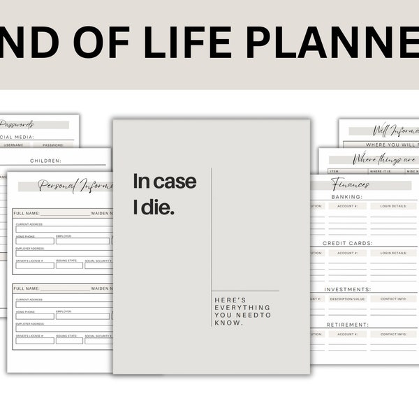 Life Planner - Etsy