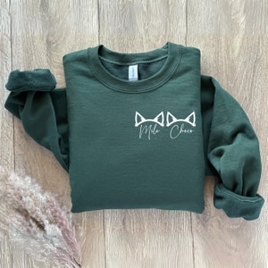 Custom Cat Ears Sweatshirt,cat Mom Sweatshirt,cat Lover Tee,custom Cat ...