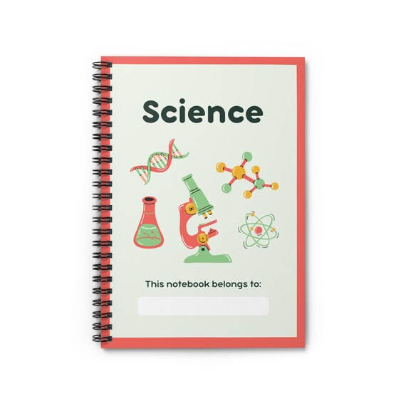 Science Journal Cover For Kids