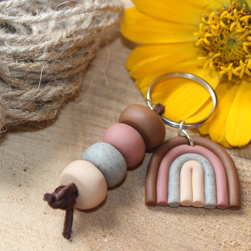 Polymer Clay Keychain - Etsy