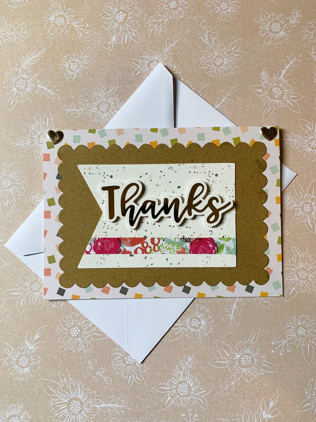 3 Handmade Thank You Card - Etsy