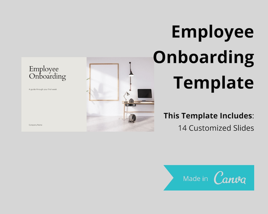 Customizable Employee Onboarding Template Canva Editable for Effortless ...