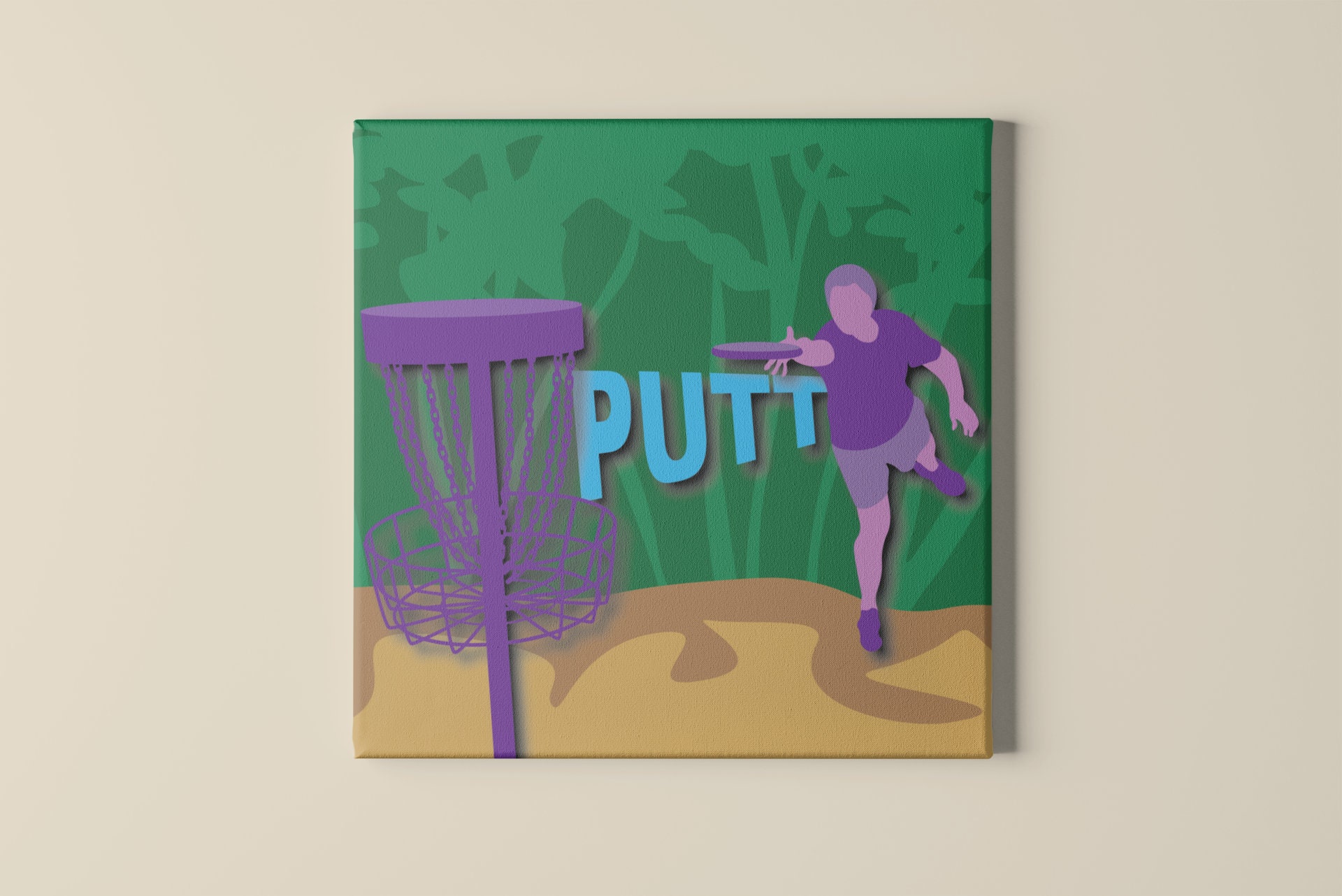Drive, Approach, Putt Disc Golf Canvas Prints - Etsy