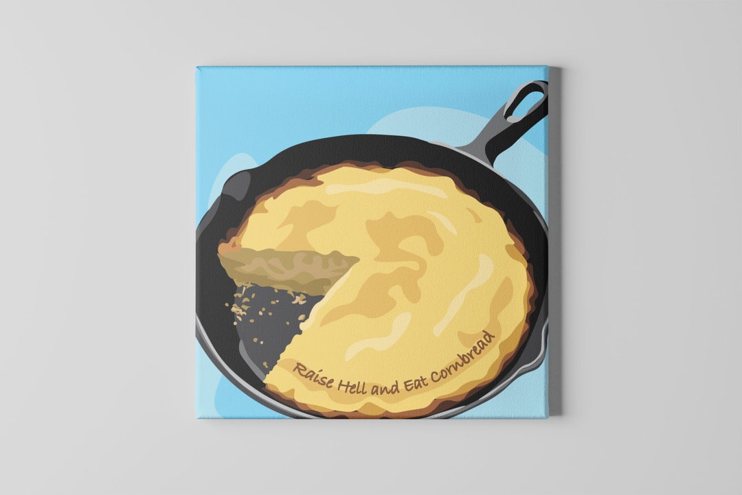 Raise Hell and Eat Cornbread Wall Art - Etsy