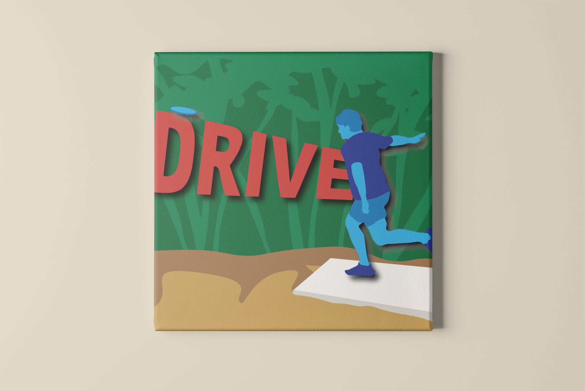 Drive, Approach, Putt Disc Golf Canvas Prints - Etsy