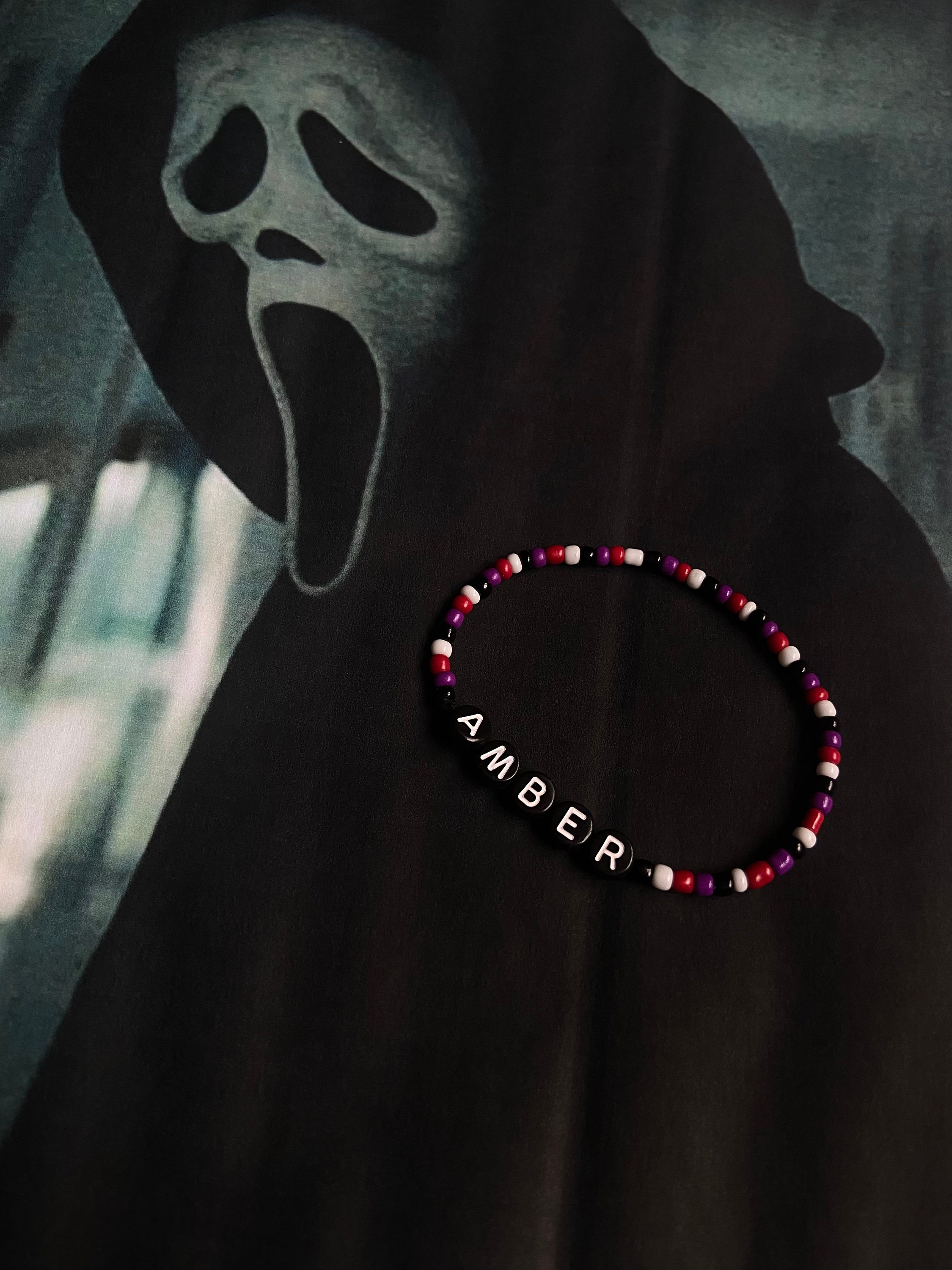 Amber Freeman Ghostface Bead Bracelet || Scream (2022) - Etsy