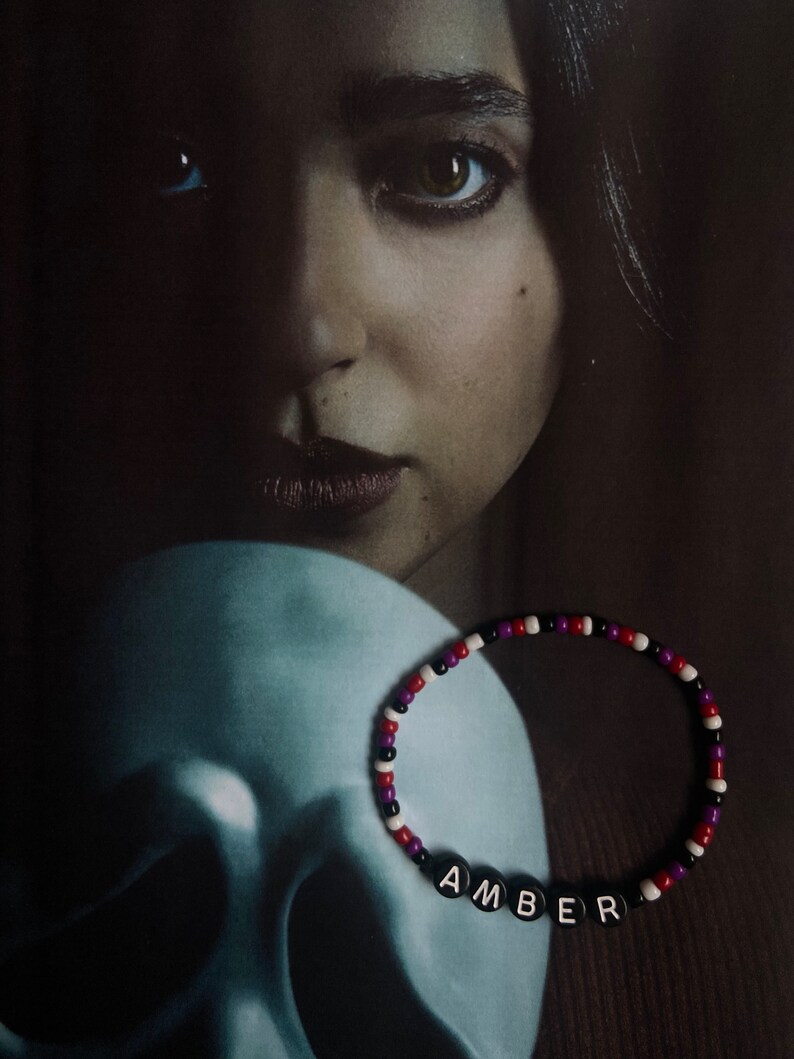 Amber Freeman Ghostface Bead Bracelet || Scream (2022) - Etsy