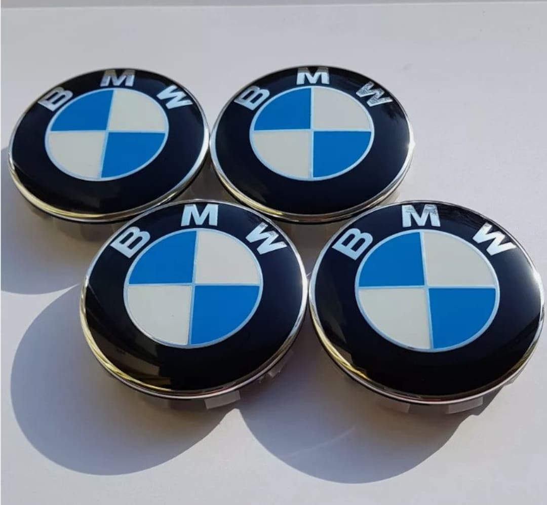 BMW ALLOY WHEEL Center Caps E30,E36,E46,E92 1,3,5,6,7,X5 X6 M3 Z4 68mm ...