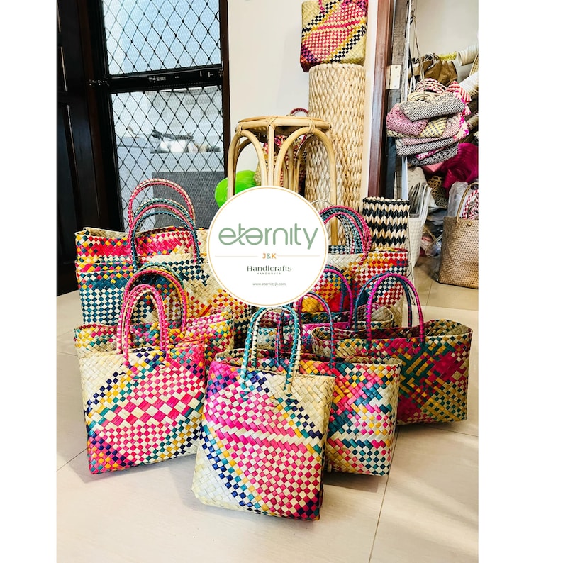 Bayong Bag - Straw Bag - Buri Bag Made With Buri Leaves - Beach Bag ...
