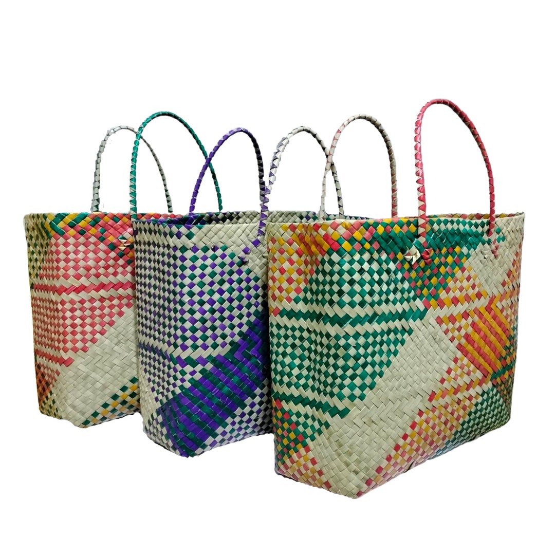 Bayong Bag - Straw Bag - Buri Bag Made With Buri Leaves - Beach Bag ...