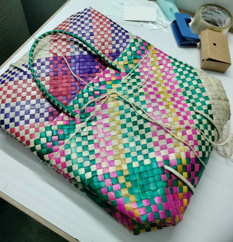 Bayong Bag - Straw Bag - Buri Bag Made With Buri Leaves - Beach Bag ...