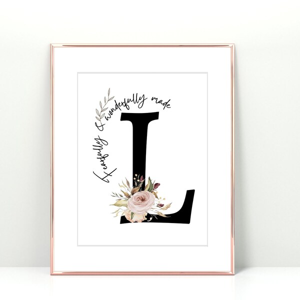 Letter L Print - Etsy UK