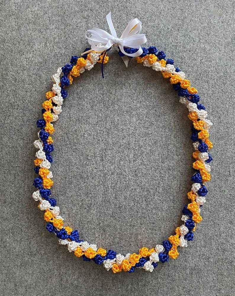 Custom Crochet Lei for Graduation - Etsy