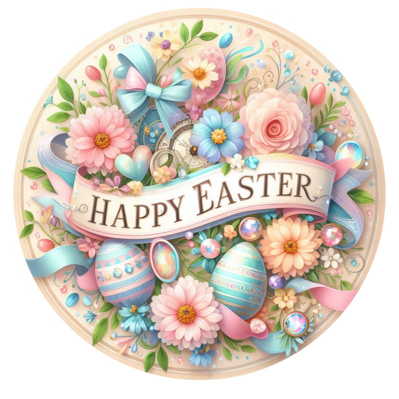 Easter Wreath Sign - Etsy