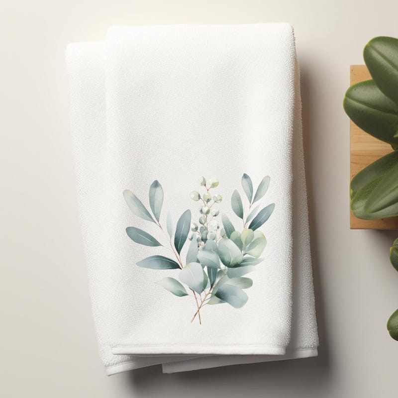 Mountain Bath Hand Towel - Etsy