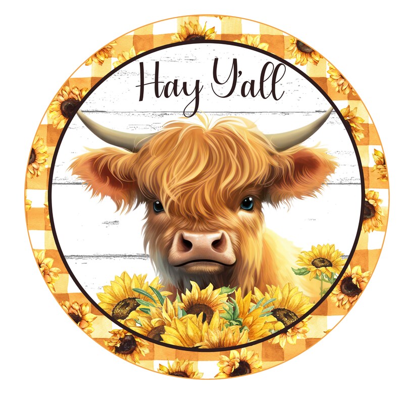 Cow Signs for Wreaths - Etsy