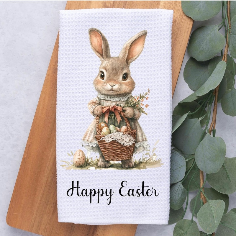 Easter Tea Towel - Etsy