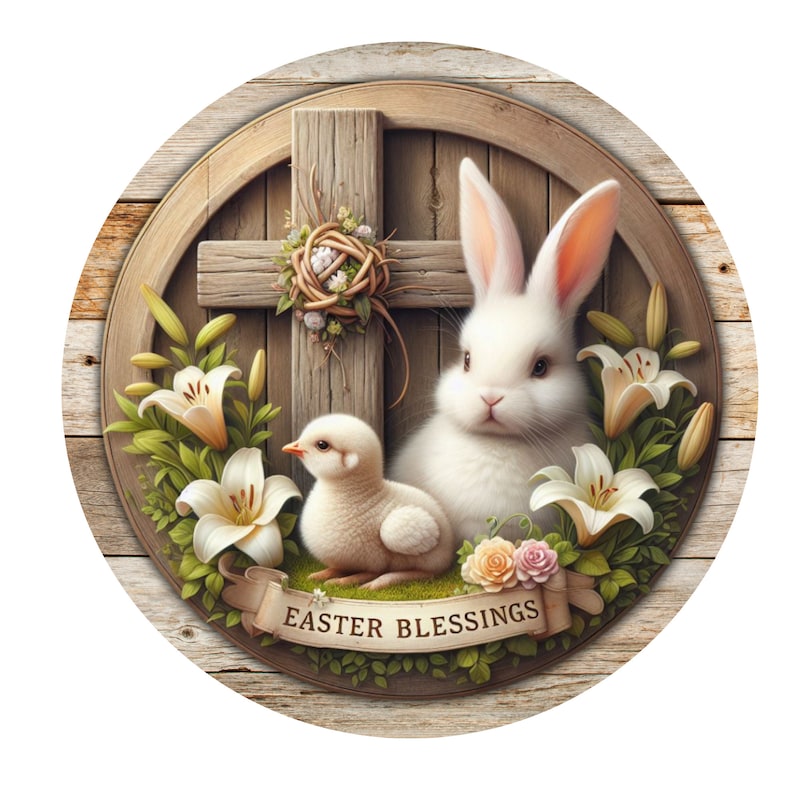 Easter Wreath Sign - Etsy