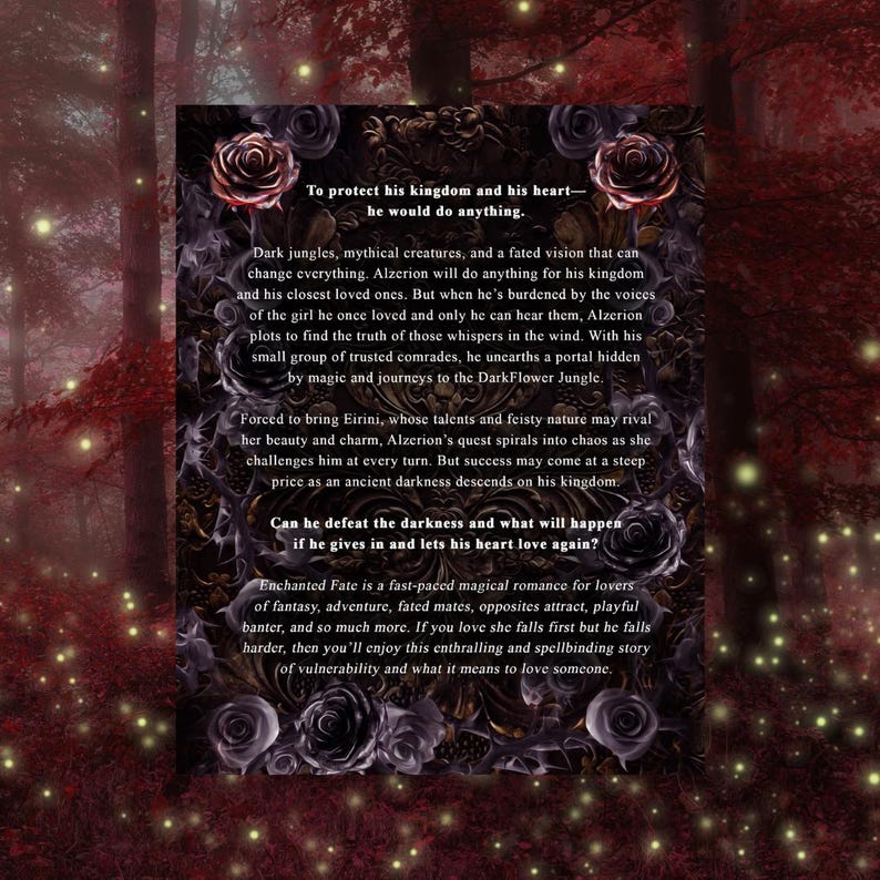 ENCHANTED FATE (the Fates Align Duology, Book 2) Limited Edition Book ...