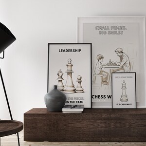 3-sets of Printable Chess Poster International Chess Day - Etsy